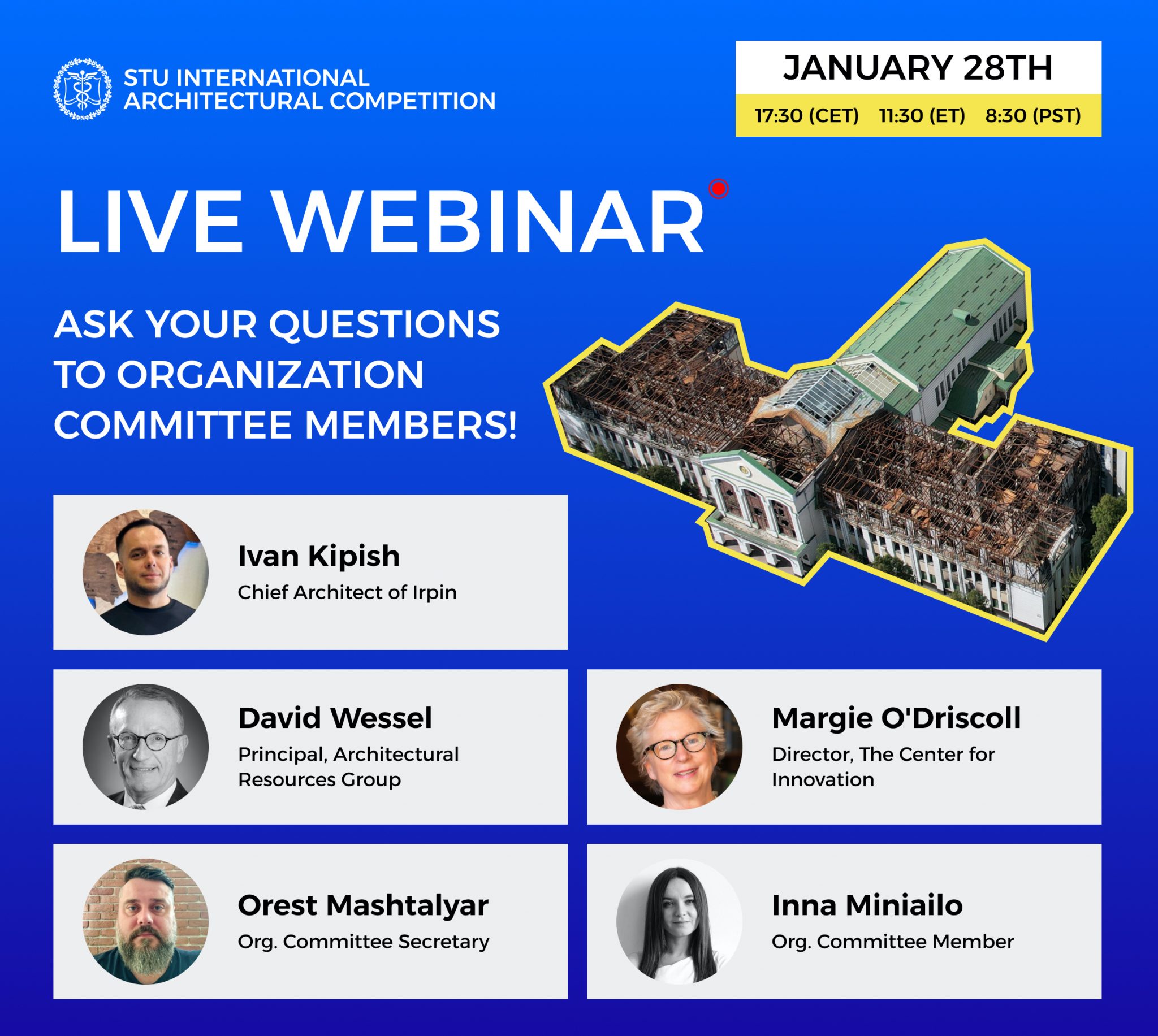 LIVE webinar with competition Organization Committee - STU Competition